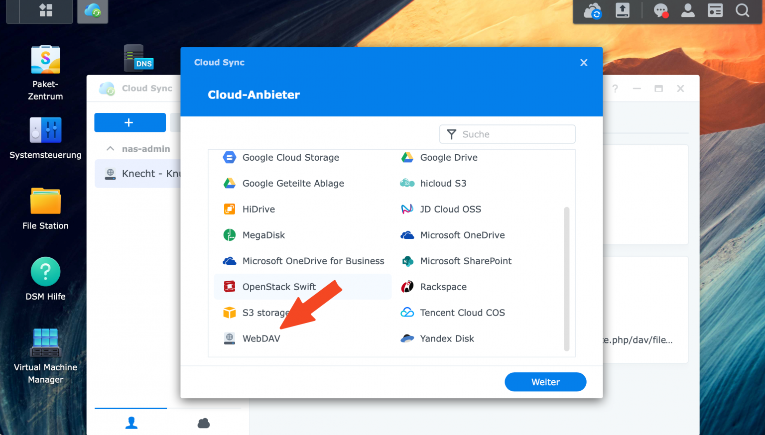Mit Synology Cloudsync Nextcloud Dateien sichern – SystemTechnics
