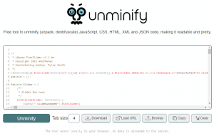 Minify / UnMinify – SystemTechnics